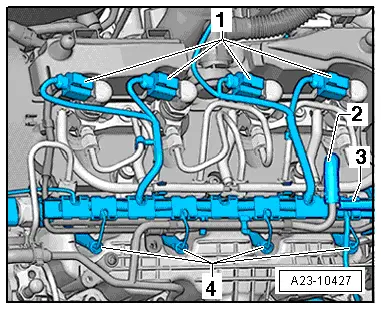 Audi Workshop Manuals > A1 > Power unit > TDI injection and glow plug ...