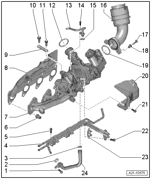 Audi Workshop Manuals > A1 > Power unit > 4-cylinder direct petrol ...