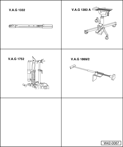 Audi Workshop Service and Repair Manuals > A1 > Running gear, front ...