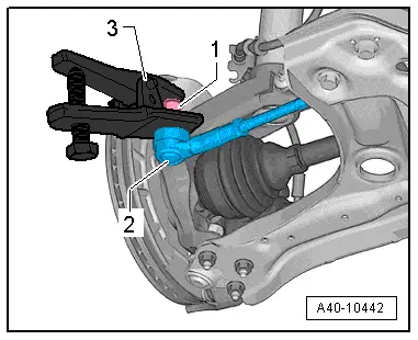 Audi Workshop Service and Repair Manuals > A1 > Running gear, front ...