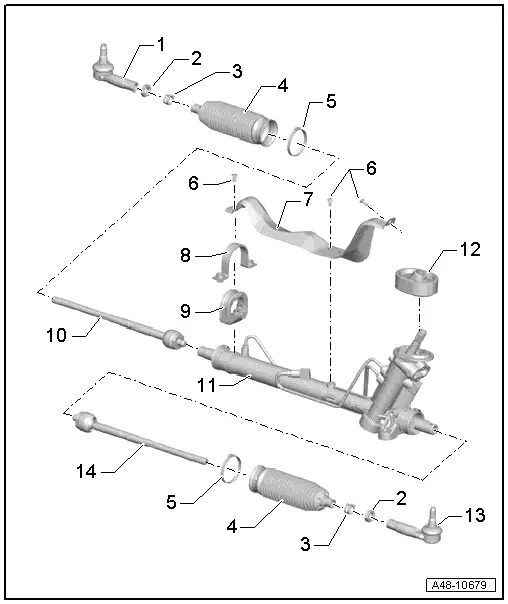 Audi Workshop Service and Repair Manuals > A1 > Running gear, front ...