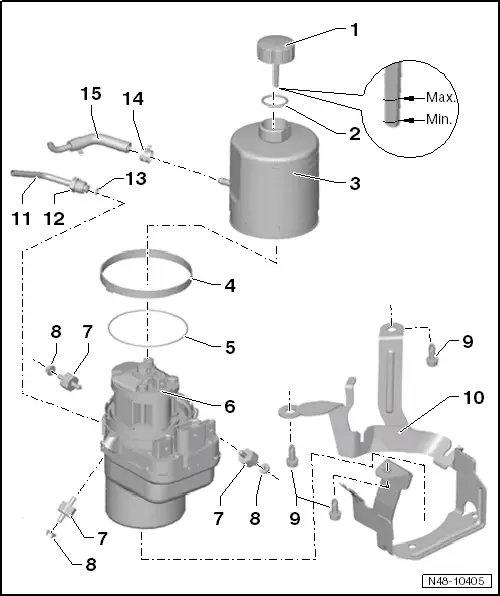Audi Workshop Service and Repair Manuals > A1 > Running gear, front ...