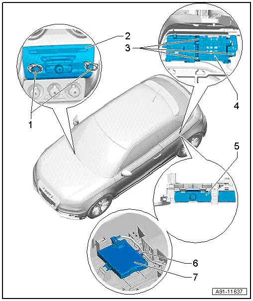 Audi Workshop Service and Repair Manuals > A1 > Vehicle electrics ...