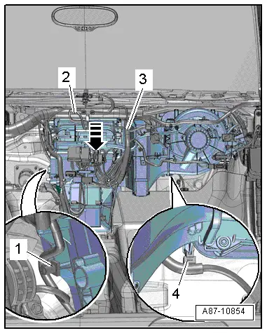 Audi Workshop Service and Repair Manuals > A1 > Heating, ventilation ...