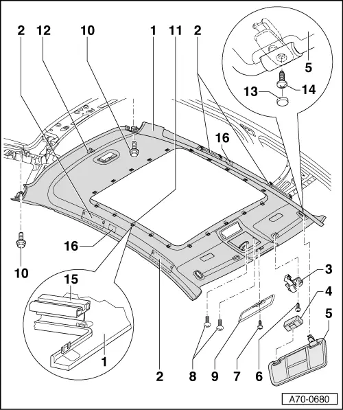 Audi Workshop Service and Repair Manuals > A2 > Body | General body ...