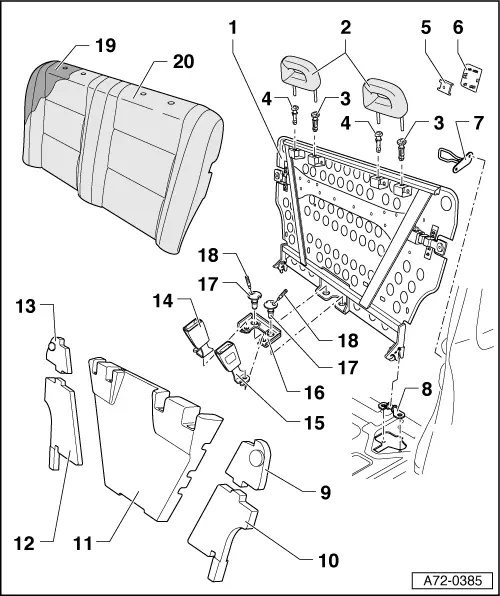 Audi Workshop Service and Repair Manuals > A2 > Body | General body ...