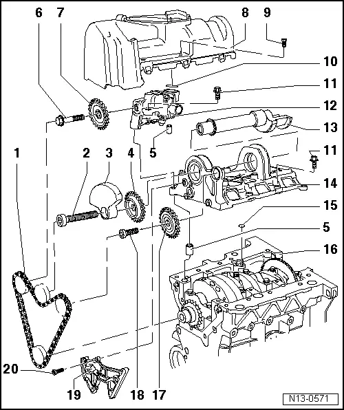 Audi Workshop Service and Repair Manuals > A2 > Power unit | 3-cylinder ...