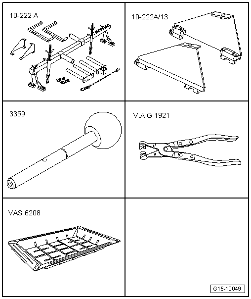 Audi Workshop Manuals > A2 > Power unit > 3-cylinder TDI unit injector ...