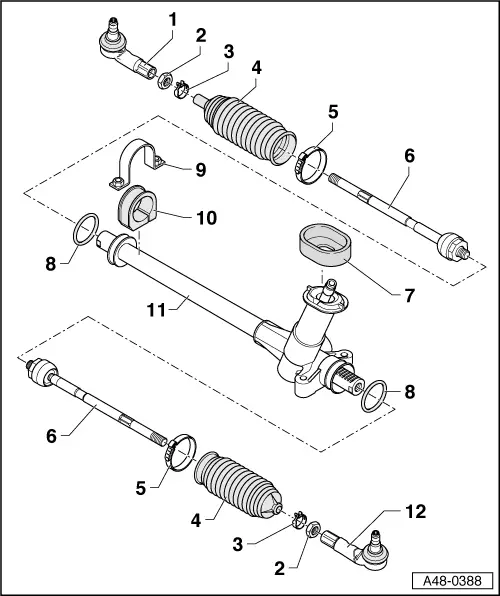 Audi Workshop Service and Repair Manuals > A2 > Running gear, front ...