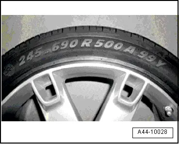 Audi Workshop Service and Repair Manuals > A2 > Wheels and tyres ...