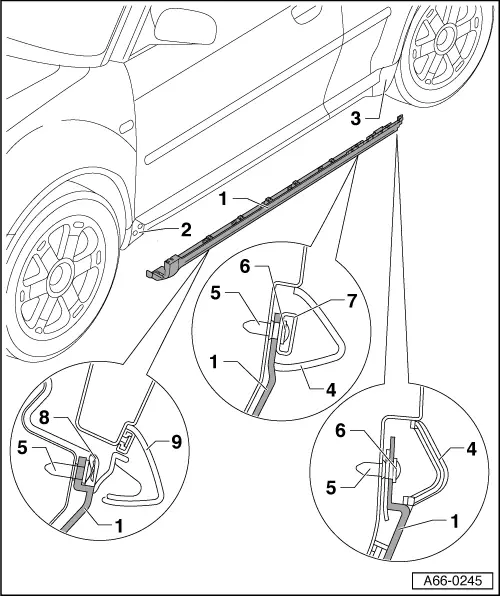 Audi Workshop Service and Repair Manuals > A3 Mk1 > Body | General Body ...