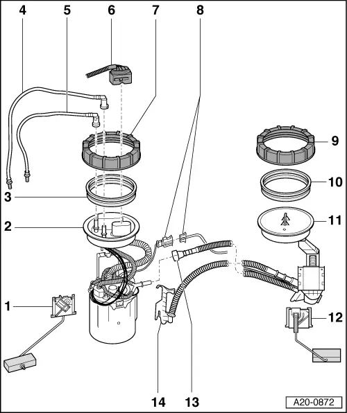 Audi Workshop Service and Repair Manuals > A3 Mk1 > Power unit | Fuel ...