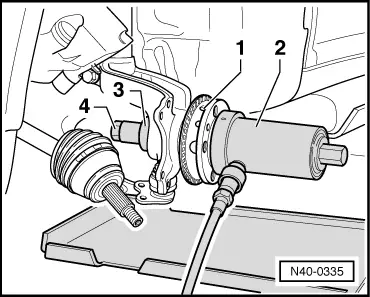 Audi Workshop Service and Repair Manuals > A3 Mk1 > Running gear, front ...