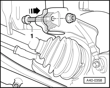 Audi Workshop Service and Repair Manuals > A3 Mk1 > Running gear, front ...