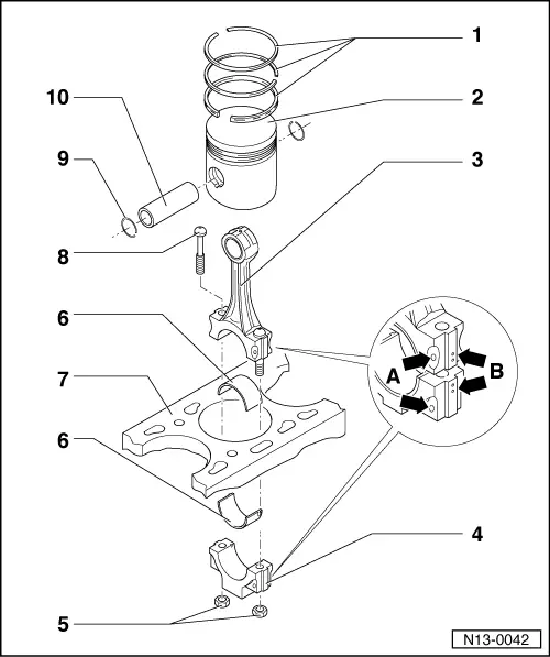 Audi Workshop Manuals > A3 Mk1 > Power unit > 4-cylinder 1.8 ltr. 5 ...