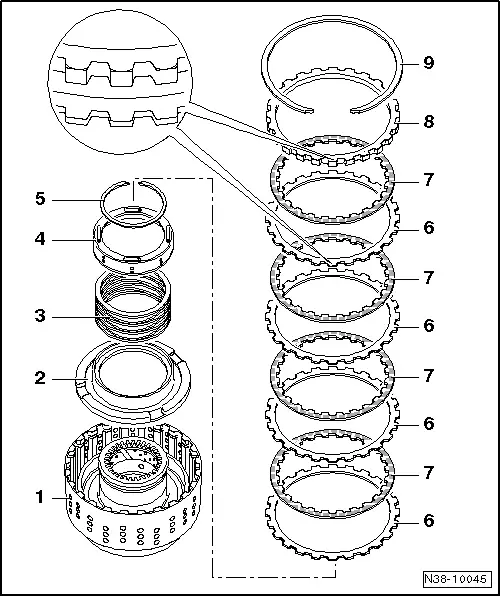 Audi Workshop Service and Repair Manuals > A3 Mk1 > Power transmission ...