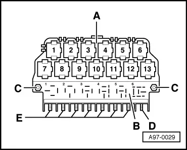 Audi Workshop Service and Repair Manuals > A3 Mk1 > Vehicle electrics ...