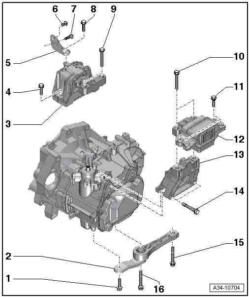 Audi Workshop Service and Repair Manuals > A3 Mk2 > Power transmission ...