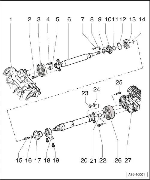 Audi Workshop Service and Repair Manuals > A3 Mk2 > Power transmission ...
