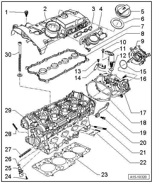 Audi Workshop Service and Repair Manuals > A3 Mk2 > Power unit | 4 ...