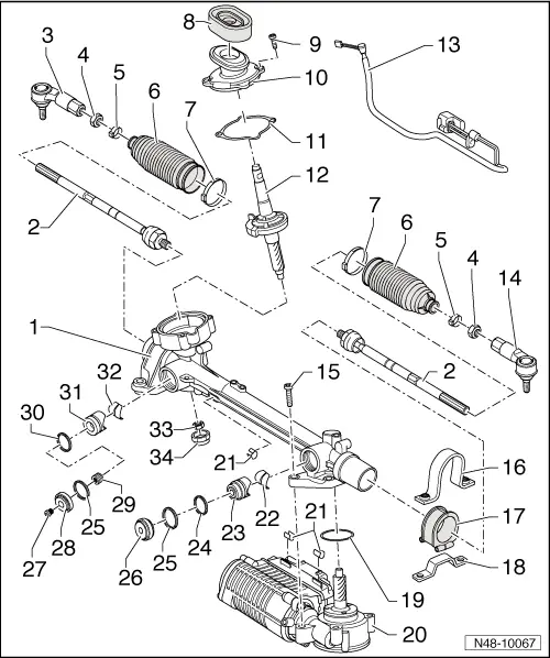 Audi Workshop Service and Repair Manuals > A3 Mk2 > Running gear, front ...