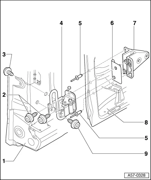 Audi Workshop Service and Repair Manuals > A4 Cabriolet Mk2 > Body ...