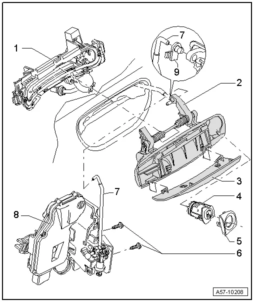 Audi Workshop Service and Repair Manuals > A4 Cabriolet Mk2 > Body ...