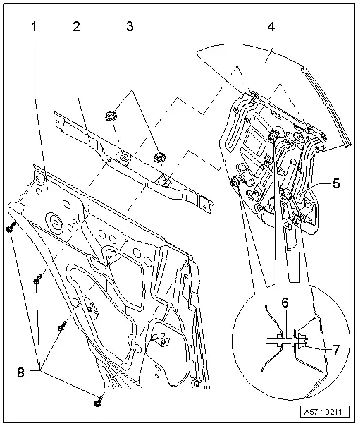 Audi Workshop Service and Repair Manuals > A4 Cabriolet Mk2 > Body ...