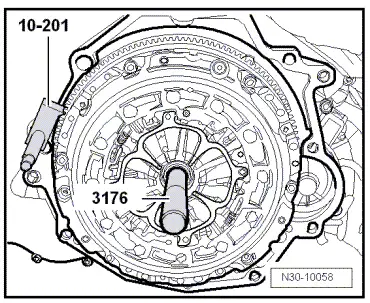 Audi Workshop Manuals > A4 Cabriolet Mk2 > Power transmission > 6-speed ...
