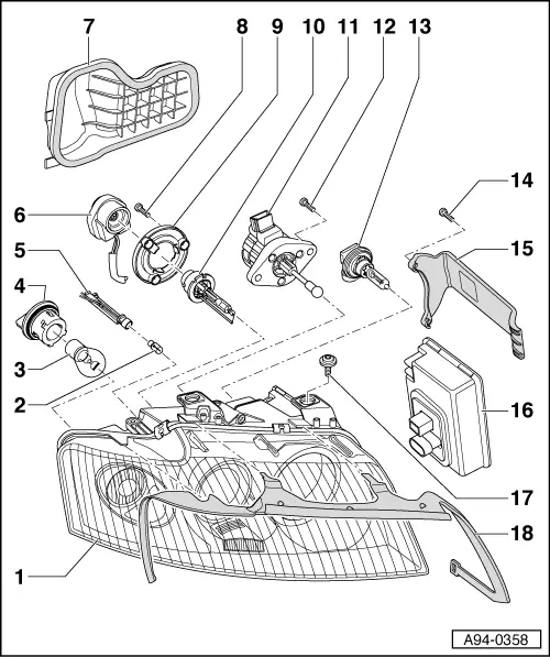 Audi Workshop Service and Repair Manuals > A4 Cabriolet Mk2 > Vehicle ...