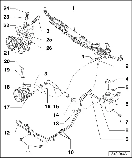 Audi Workshop Service and Repair Manuals > A4 Cabriolet Mk2 > Running ...