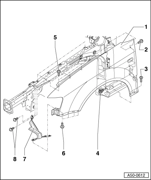 Audi Workshop Service and Repair Manuals > A4 Cabriolet Mk2 > Body ...