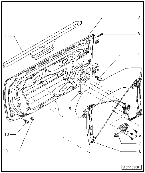 Audi Workshop Service and Repair Manuals > A4 Cabriolet Mk2 > Body ...