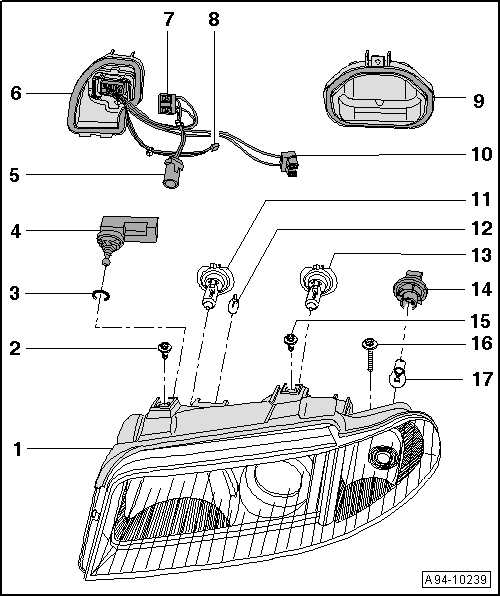 Audi Workshop Service and Repair Manuals > A4 Mk1 > Vehicle electrics ...