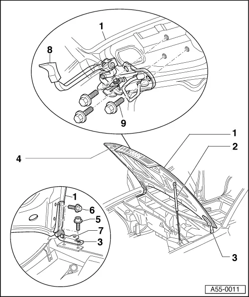 Audi Workshop Service and Repair Manuals > A4 Mk1 > Body | General Body ...