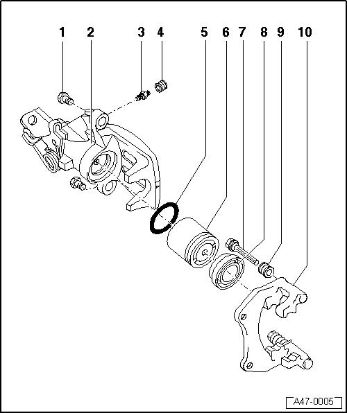 Audi Workshop Service and Repair Manuals > A4 Mk1 > Brake system ...