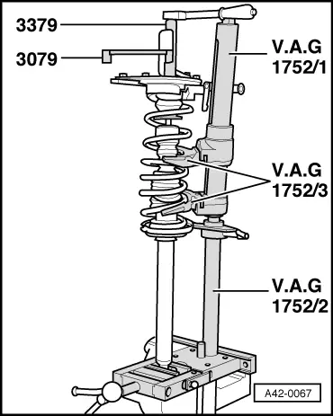 Audi Workshop Service and Repair Manuals > A4 Mk1 > Running gear, front ...