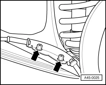 Audi A4 Rear Suspension Lower Link Removal and Installation