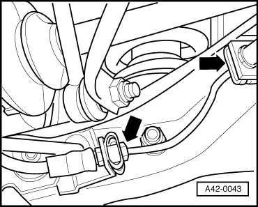 Audi A4 Rear Suspension Lower Link Removal and Installation