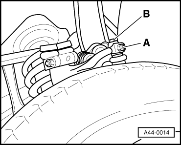 Audi Workshop Service and Repair Manuals > A4 Mk1 > Running gear, front ...