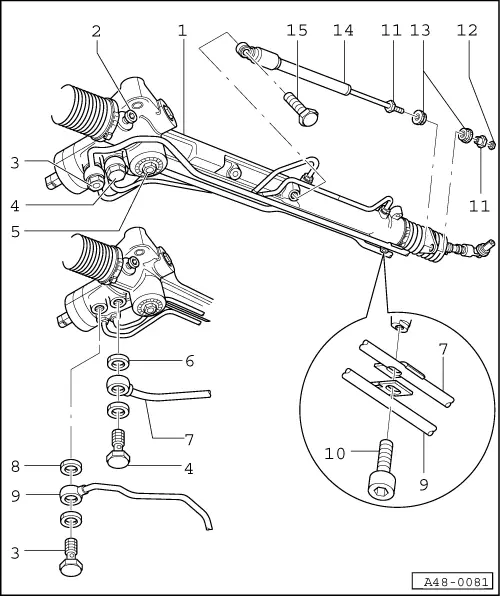 Audi Workshop Service and Repair Manuals > A4 Mk1 > Running gear, front ...