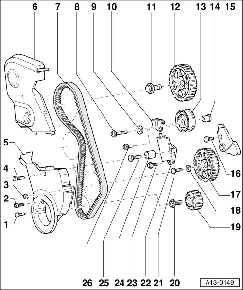 Audi Workshop Service and Repair Manuals > A4 Mk1 > Power unit | 4 ...