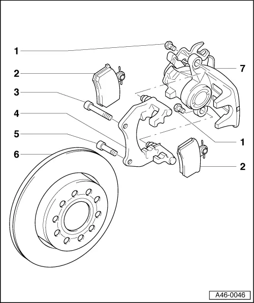 Audi Workshop Service and Repair Manuals > A4 Mk1 > Brake system ...