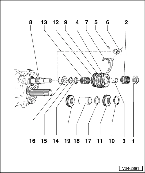 Audi Workshop Service and Repair Manuals > A4 Mk2 > Power transmission ...