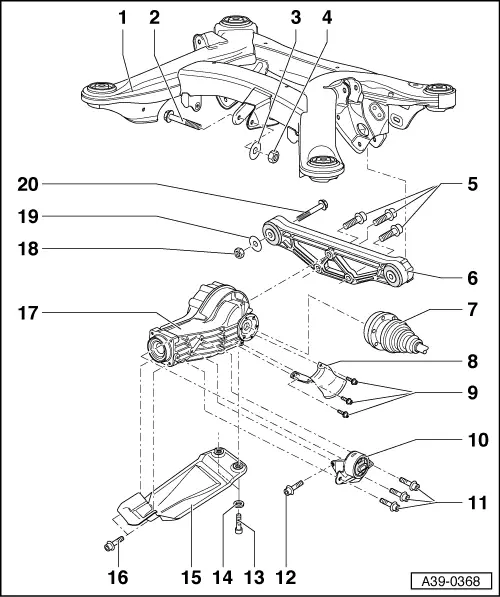 Audi Workshop Service and Repair Manuals > A4 Mk2 > Power transmission ...