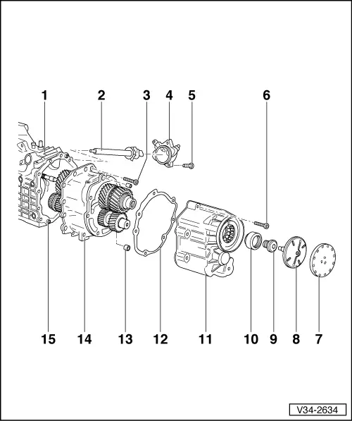 Audi Workshop Service and Repair Manuals > A4 Mk2 > Power transmission ...