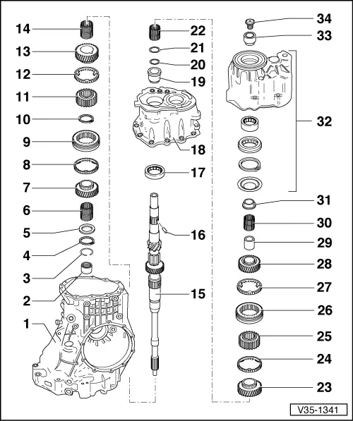 Audi Workshop Service and Repair Manuals > A4 Mk2 > Power transmission ...