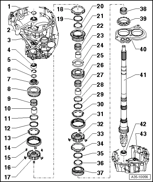 Audi Workshop Service and Repair Manuals > A4 Mk2 > Power transmission ...