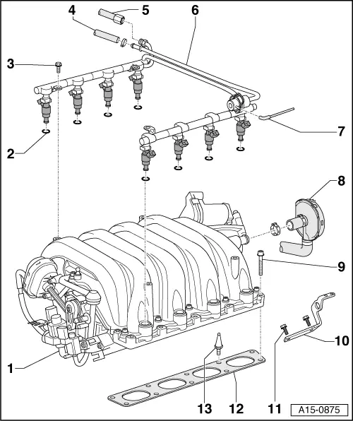 Audi Workshop Service and Repair Manuals > A4 Mk2 > Power unit ...