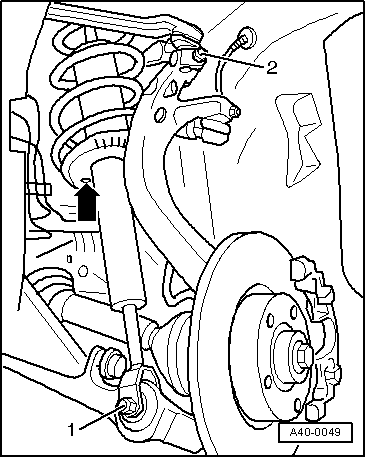 Audi Workshop Service and Repair Manuals > A4 Mk2 > Running gear, front ...